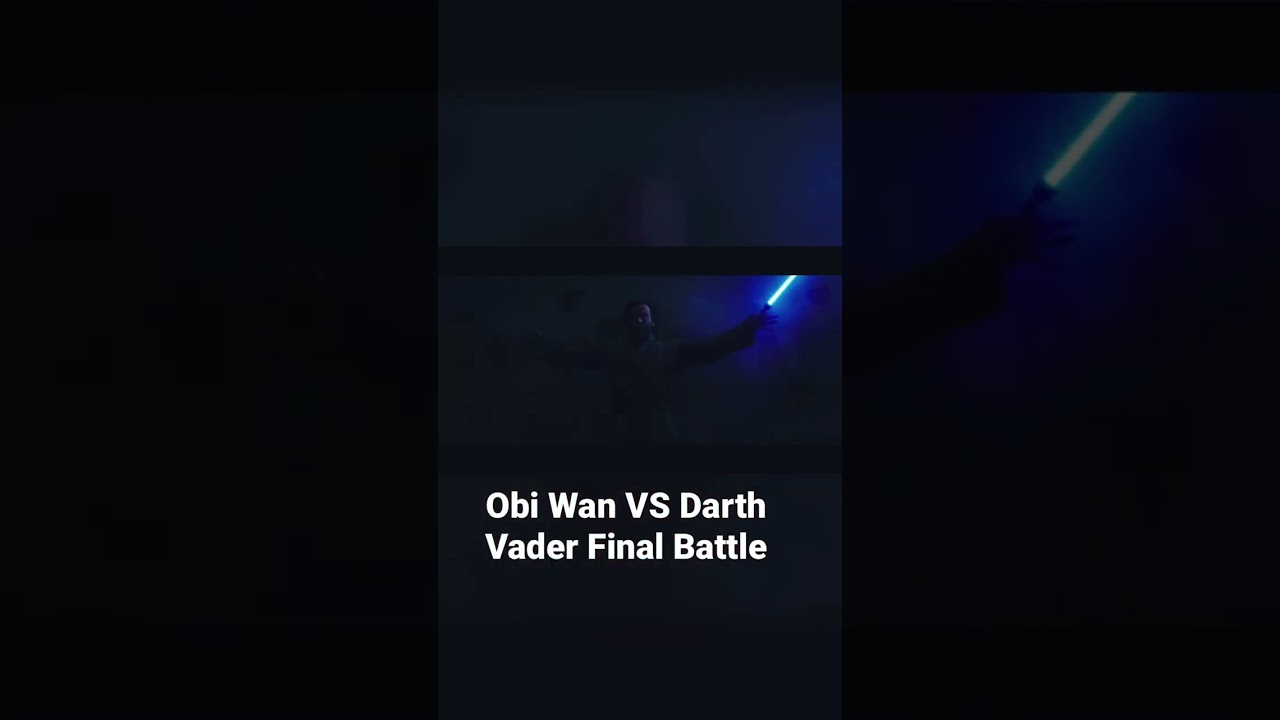 Obi Wan VS Darth Vader Final Battle I Vader Defeat ! - YouTube
