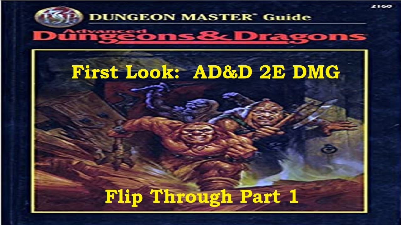 AD&D 2nd edition: Dungeon Master Guide: Flip Through Part 1 - YouTube