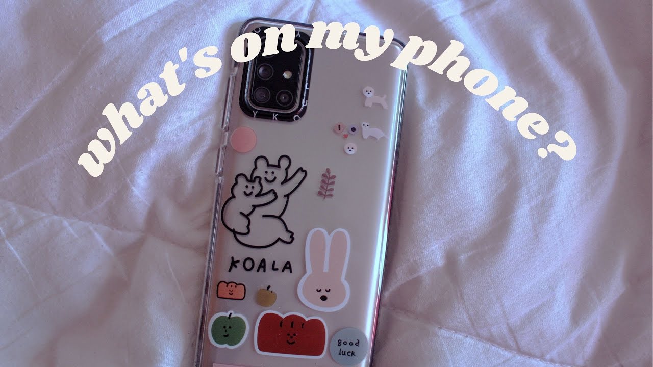 [ENG SUB] what's on my phone ☁️ + how to make your android aesthetic ...