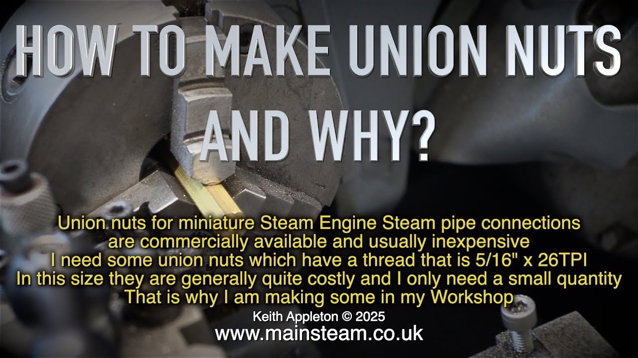 HOW TO MAKE UNION NUTS AND WHY? - YouTube