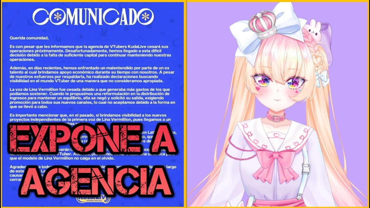 EL CASO DE LA VTUBER QUE EXPUSO A UNA AGENCIA PROVOCANDO SU CIERRE ...