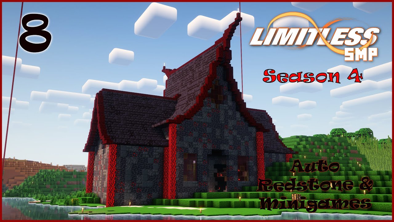 Auto Redstone & Minigames - Limitless S04E08 - YouTube