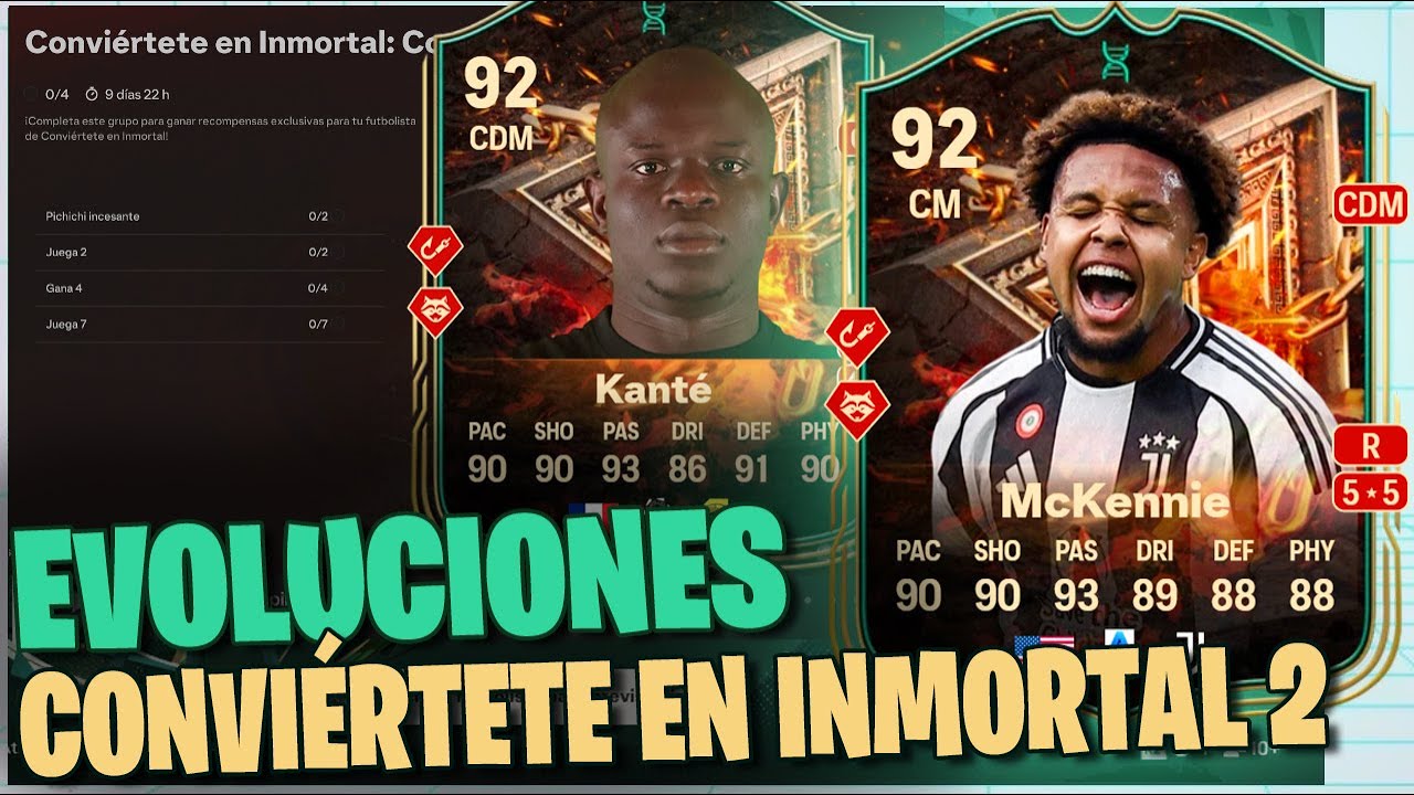 EVOLUCION: CONVIÉRTETE en INMORTAL 2 en FC 25 | Champions y rivals ⭐ EA ...