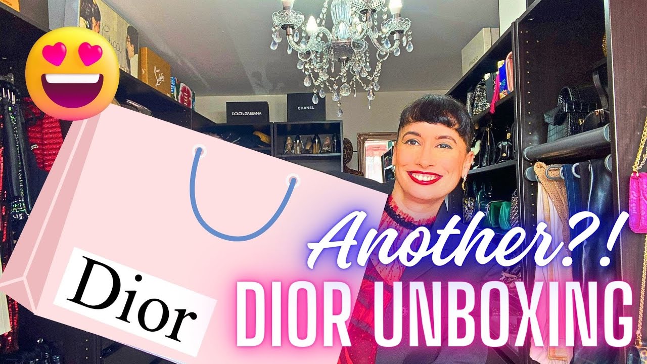 *BREATHTAKING* DIOR UNBOXING (ANOTHER LADY DIOR BAG!) - V DAY'S GIFTS ...