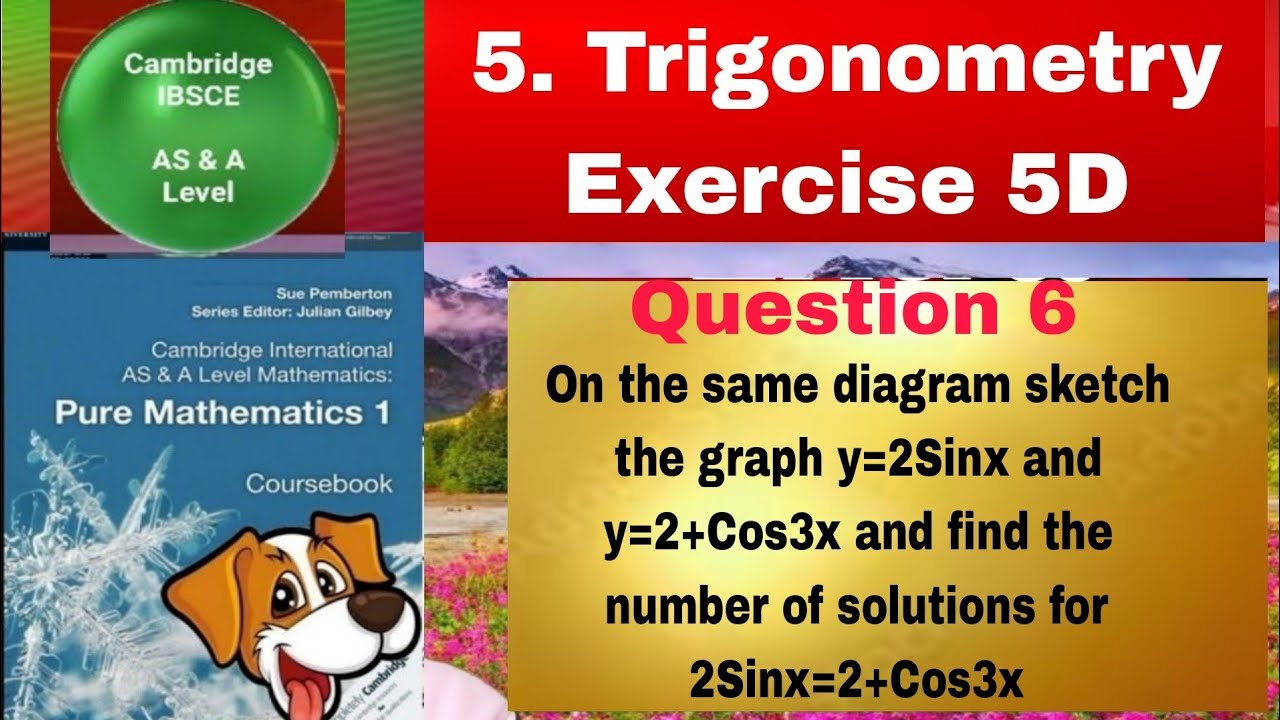 On The Same Diagram Sketch The Graph Y 2Sinx Y 2 Cos3x Find Number