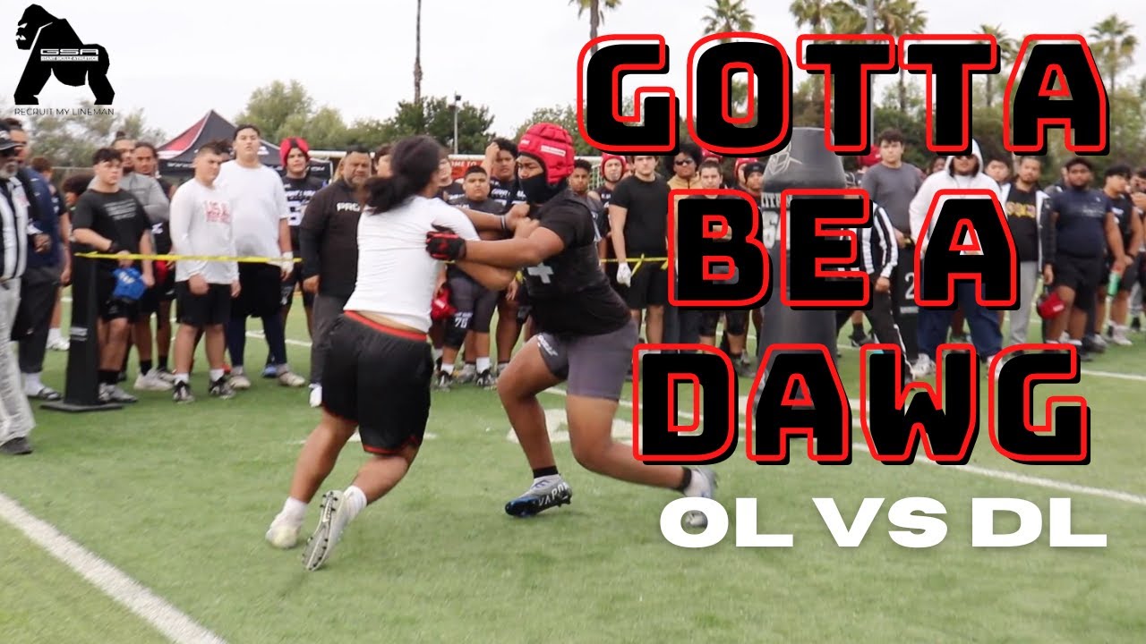 These Lineman Are Real Gladiators 😨 Giant Skillz Athletics OL | DL ...