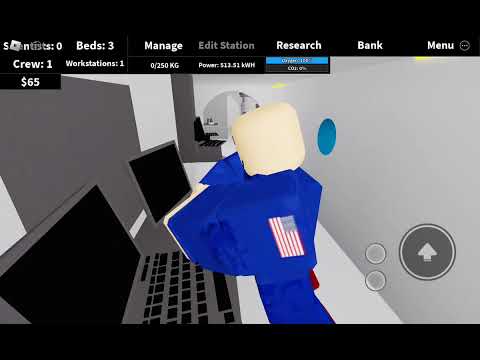 gameplay of SPACE STATION INFINITY IN ROBLOX - YouTube