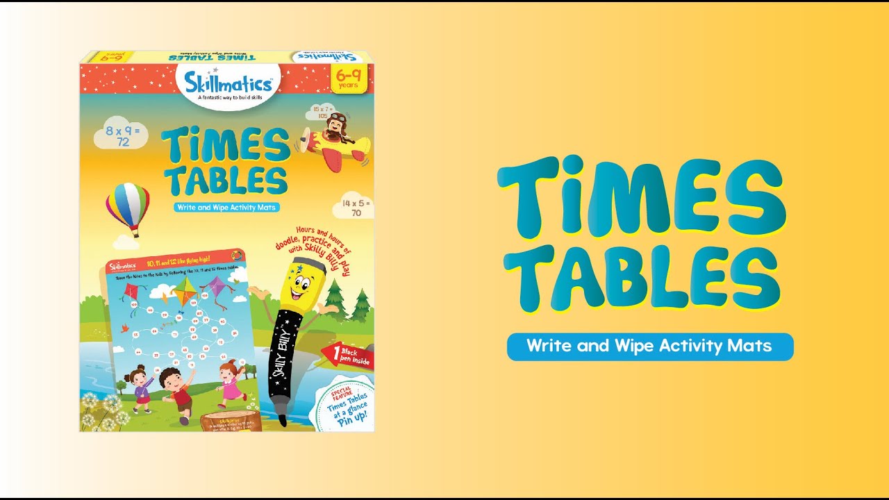 Times Tables | Activity Mats | Engaging and Fun | Ages 6-9 - YouTube
