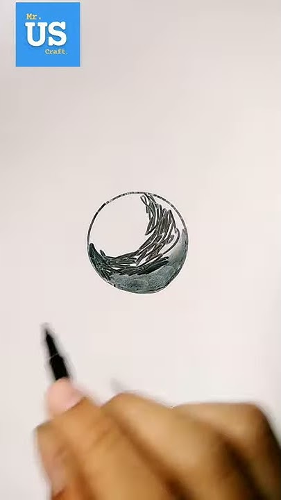 how to draw 3d circle - YouTube