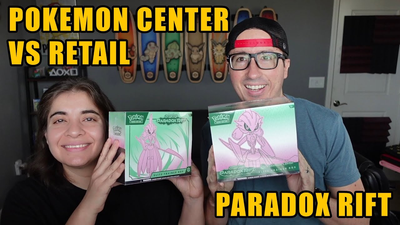 Iron Valiant ETB Comparison; Pokémon Center vs Retail for Paradox Rift ...
