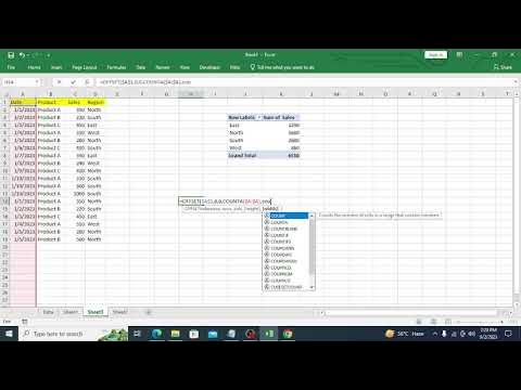 Dynamic Range for Pivot Table Range - YouTube