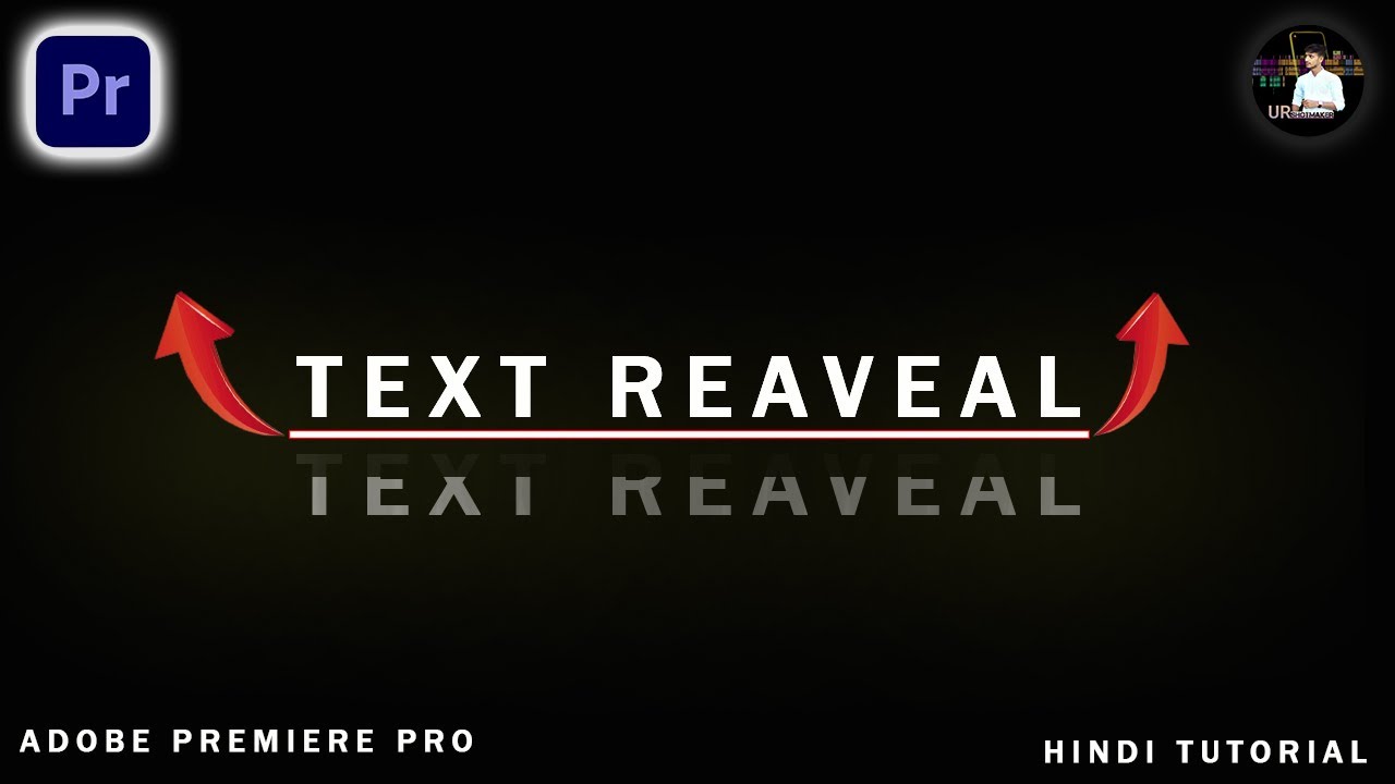 Text Reaveal Animation In Premiere Pro Ur Shotmaker Hindi Tutorial ...
