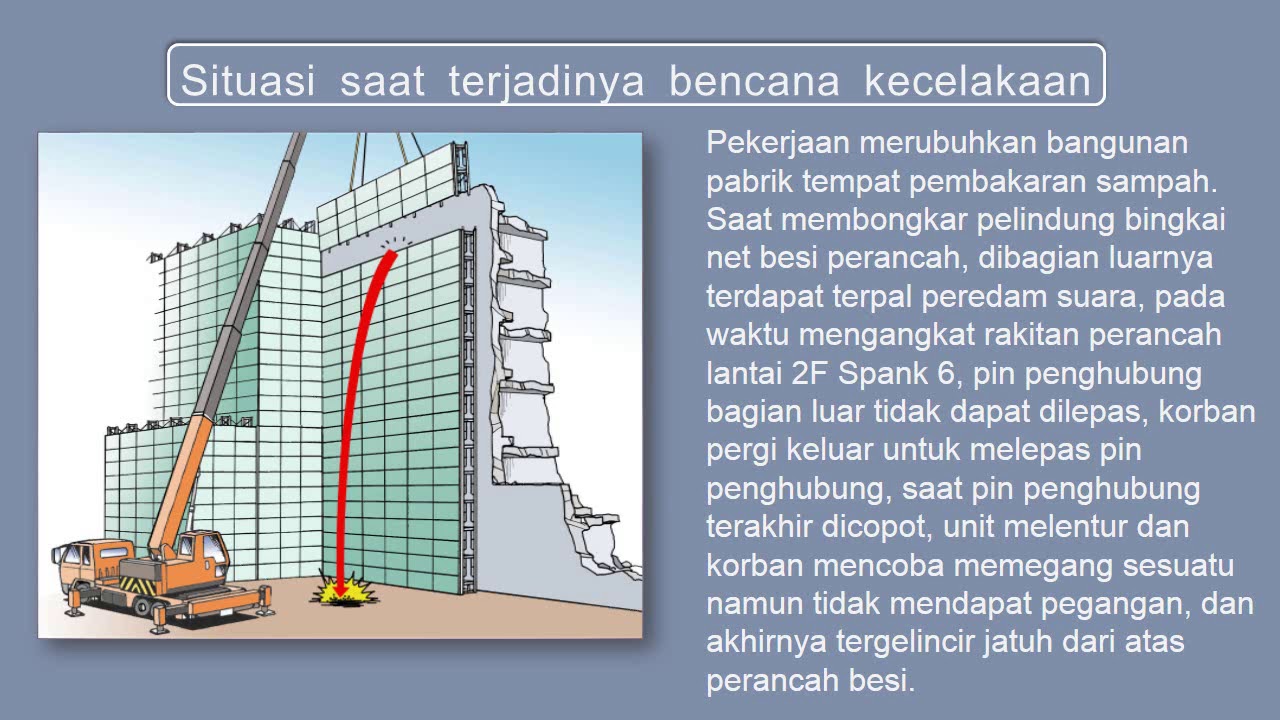 Contoh Insiden Kecelakaan Kerja/Tergelincir ＆ Jatuh/Bencana Tergelincir ...