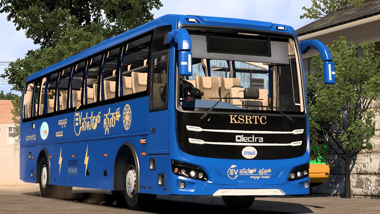 Firstever OLECTRA CX2 EV Bus Mod in Ets2 - By IBS Gaming #ets2 # ...