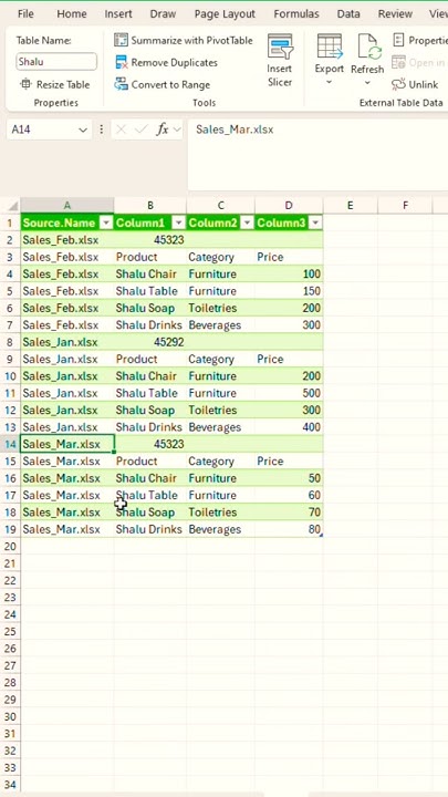 Combine Multiple Excel Files into One Sheet with Power Query! # ...