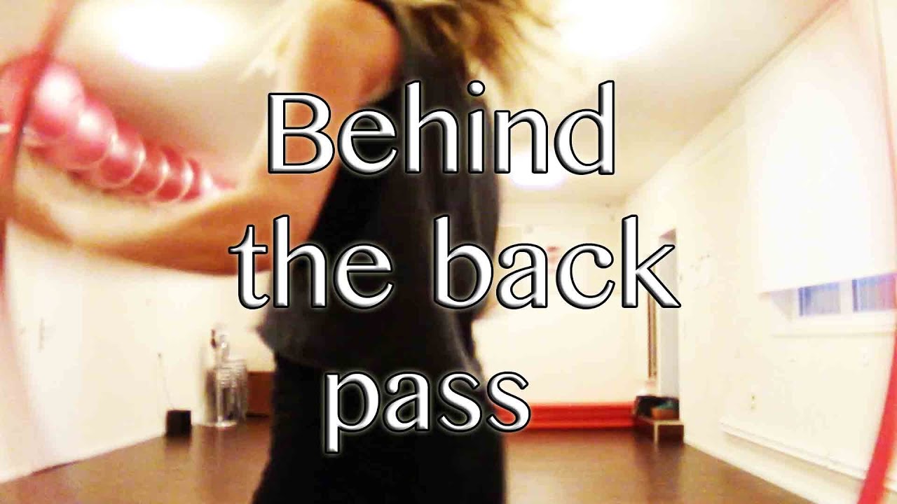 HULA HOOP lernen | Behind The Back Pass| Tricks für Anfänger - YouTube