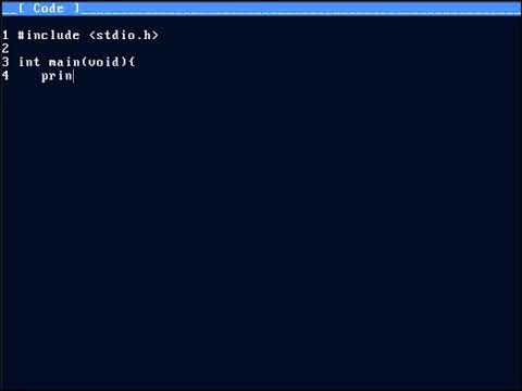 C Language Programming. Basic hello world - YouTube