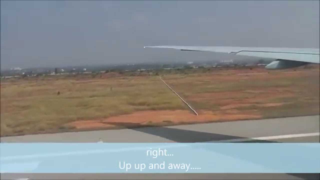 Emirates EK 565 BLR - DXB - Boeing 777-300 (A6-ENL) - YouTube