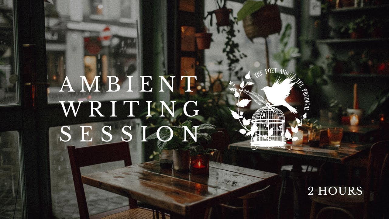 Rainy Day Cafe Writing - Soft Piano Jazz | 2HR AMBIENT WRITING SESSION ...