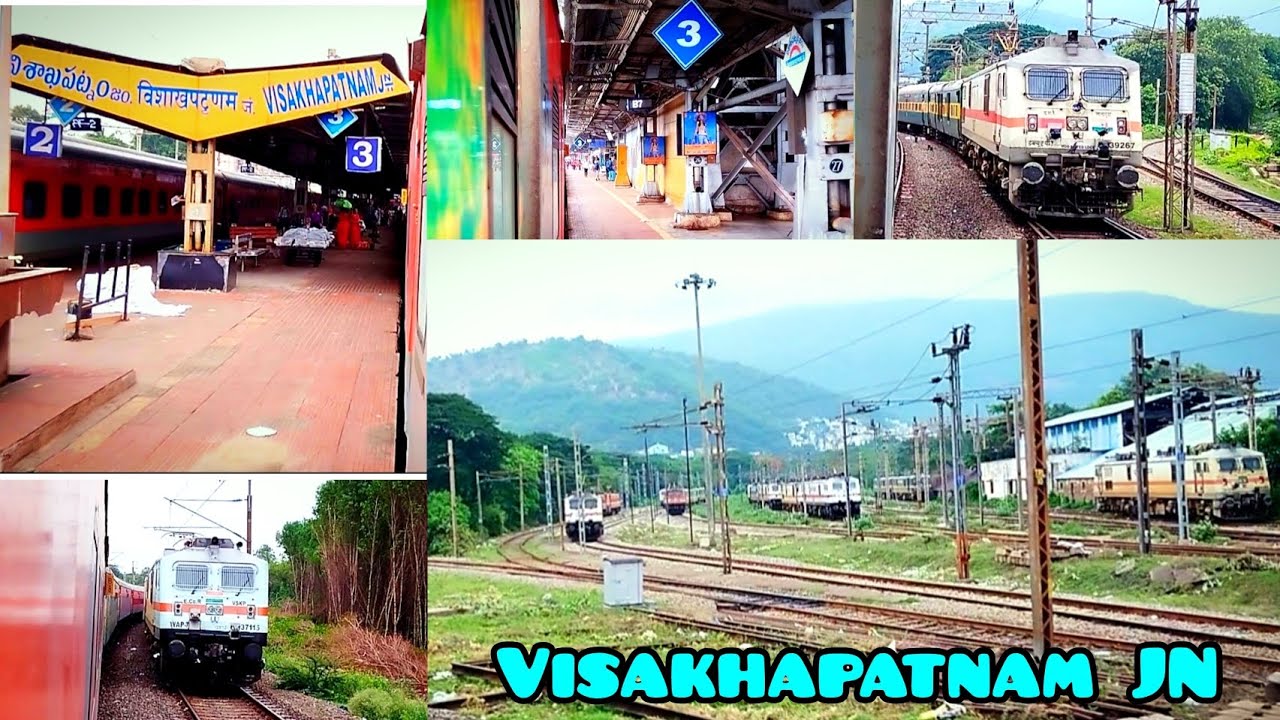 17016 Visakha Express Arriving And Departing Visakhapatnam JN.||Itz ...