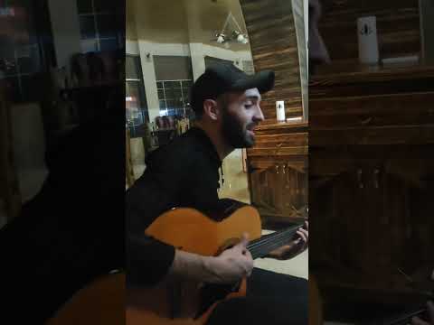 bağışla isimli Azeri şarkısı Azerbaycanlı amatör şarkıcıdan gece canlı müzik mingeçevir Azerbaycan