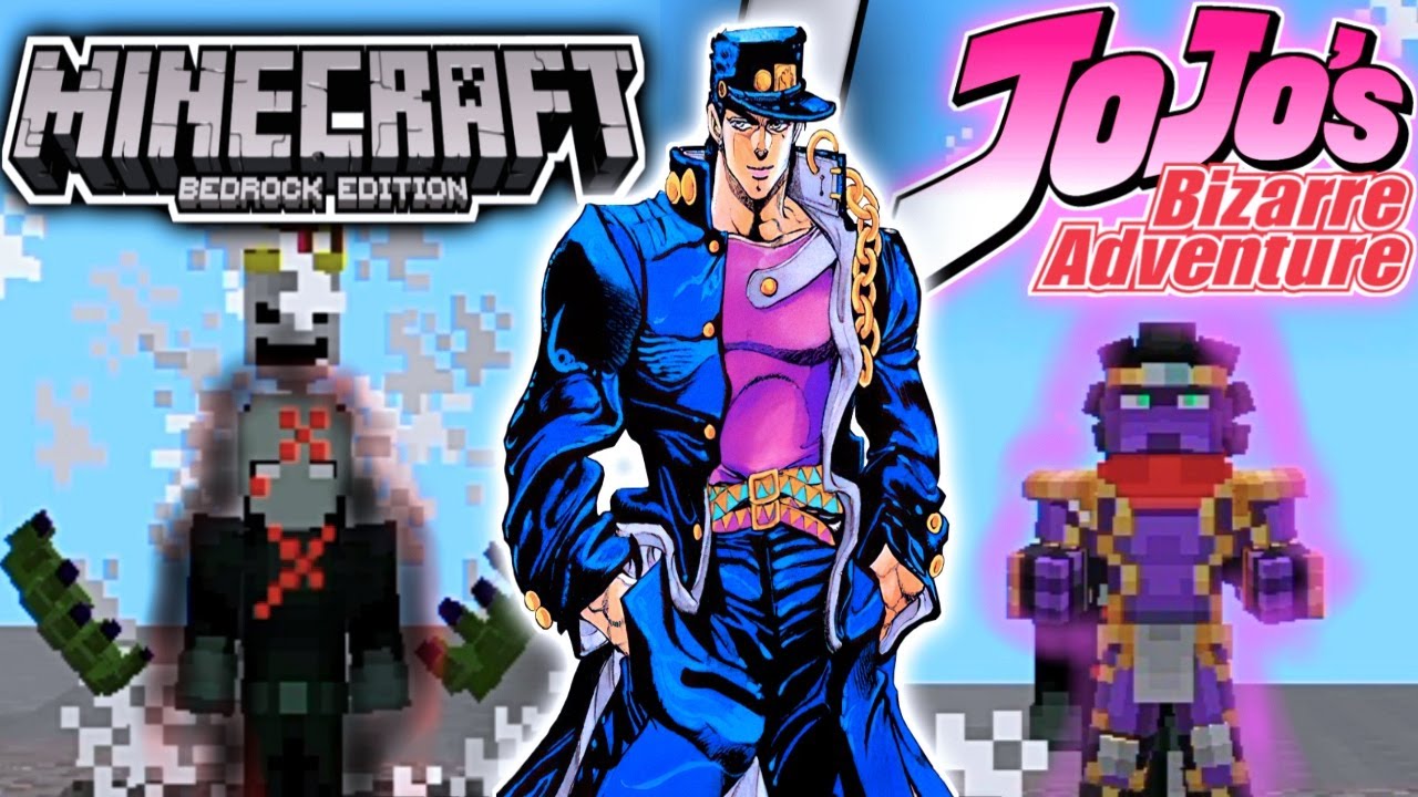 😱¡Un poder increíble!🤩 | Addon de jojo's para MINECRAFT PE 1.20 - YouTube