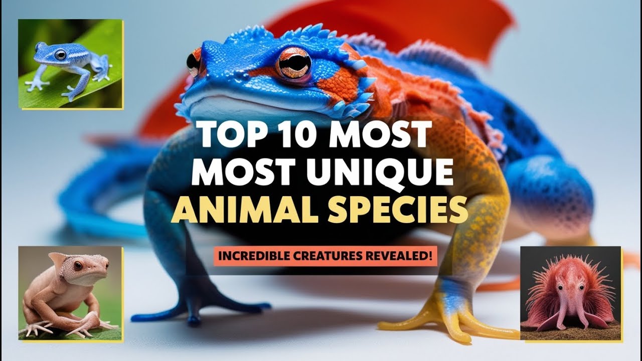 Top 10 Most Unique Animal Species on the Planet - YouTube
