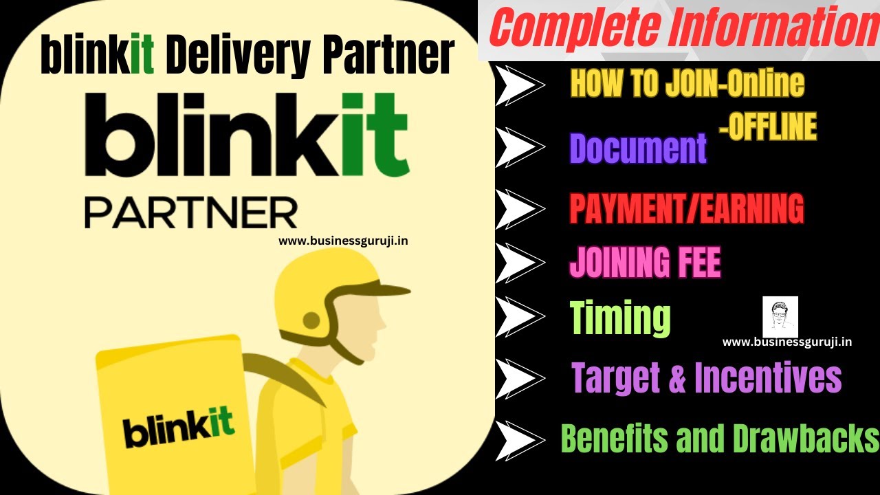 2023 Blinkit delivery partner? blinkit delivery boy job | Low ...