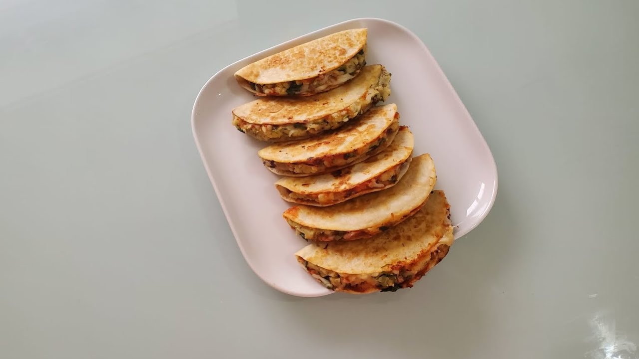 Taco Style Paratha Sandwiches For Morning Breakfast! - YouTube