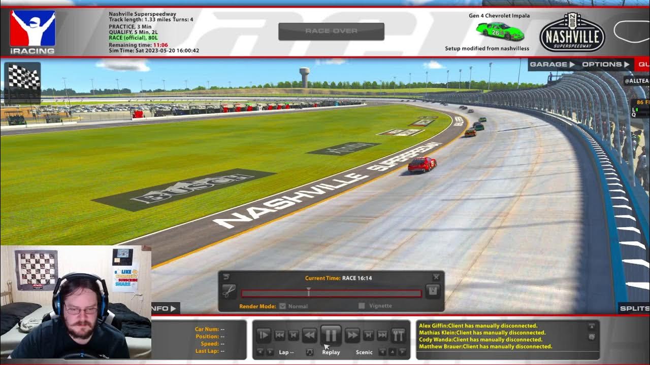 Mike plays IRacing 2023 Season 2 Week 10 ARCA Gen 4 Cup @ Nashville Super - YouTube