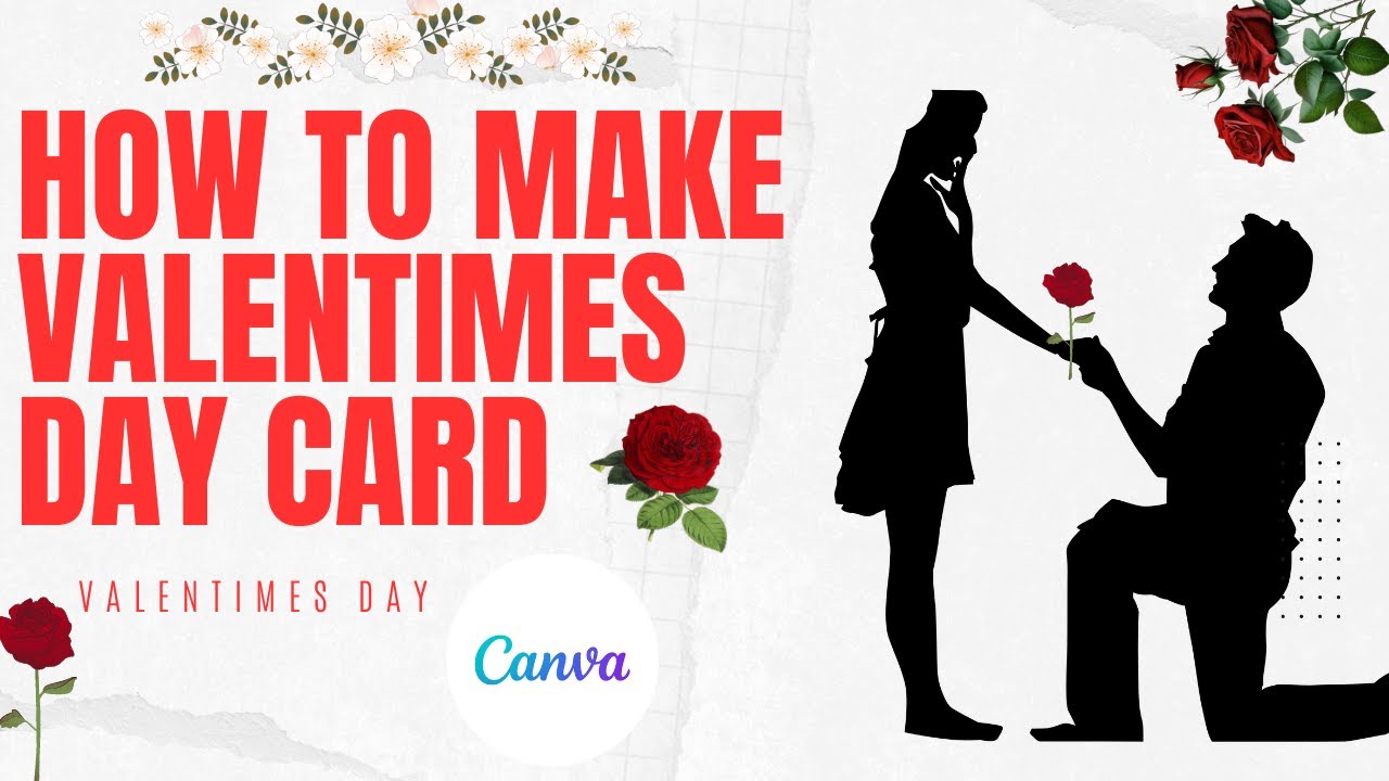 Create Beautiful Valentines Day Cards Using Canva|DIY Tutorial ...
