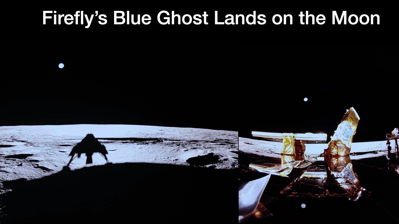 Firefly's Blue Ghost Lands on the Moon: Firefly's Flawless first time ...