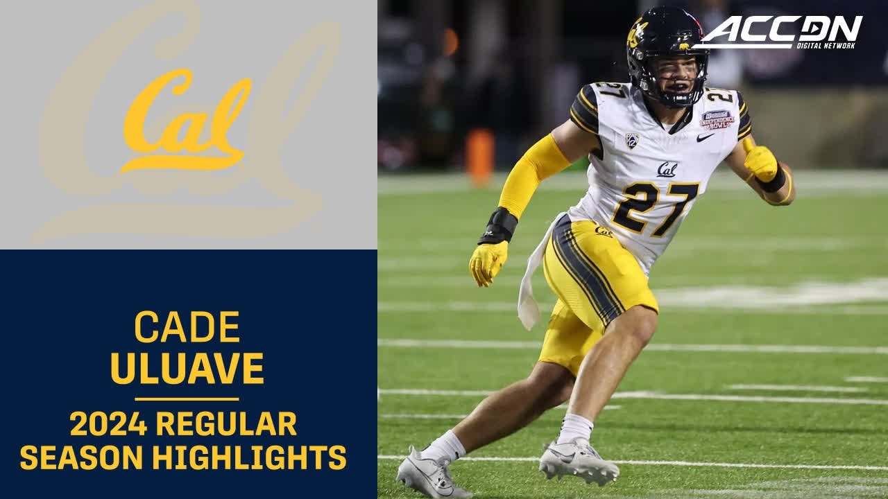 Cade Uluave 2024 Regular Season Highlights | Cal LB - YouTube