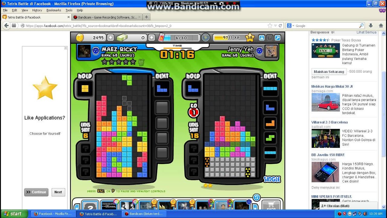 Tetris Battle - Combo T - YouTube