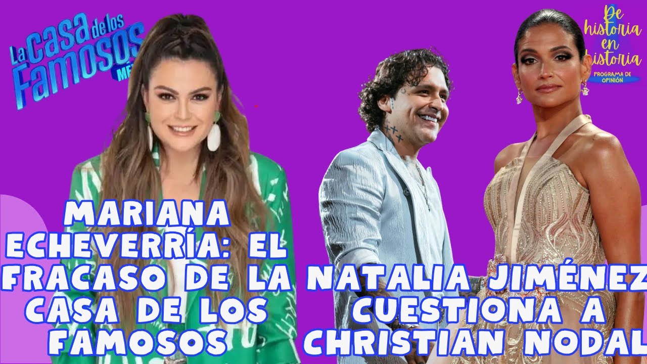 Natalia Jiménez cuestiona a Christian Nodal - YouTube