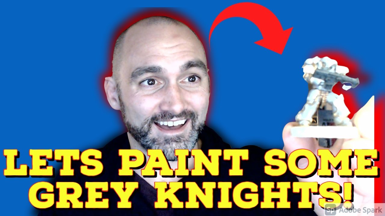 Army Combat Veteran Paints Grey Knights! (Warhammer 40k) - YouTube