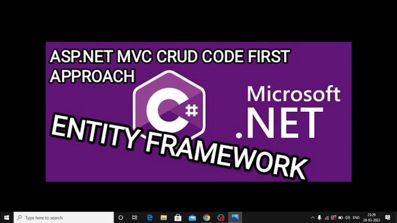 Quick CRUD Operation in ASP.NET MVC using Entity Framework ( Code First Approach ). - YouTube