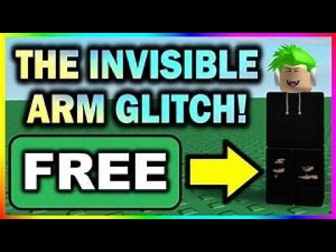 How to get invisible arms / how to get a cool glitched (ROBLOX AVATAR ...