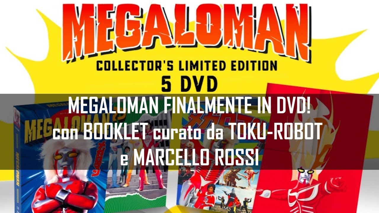 MEGALOMAN IN DVD! con BOOKLET curato da TOKU-ROBOT e MARCELLO ROSSI ...
