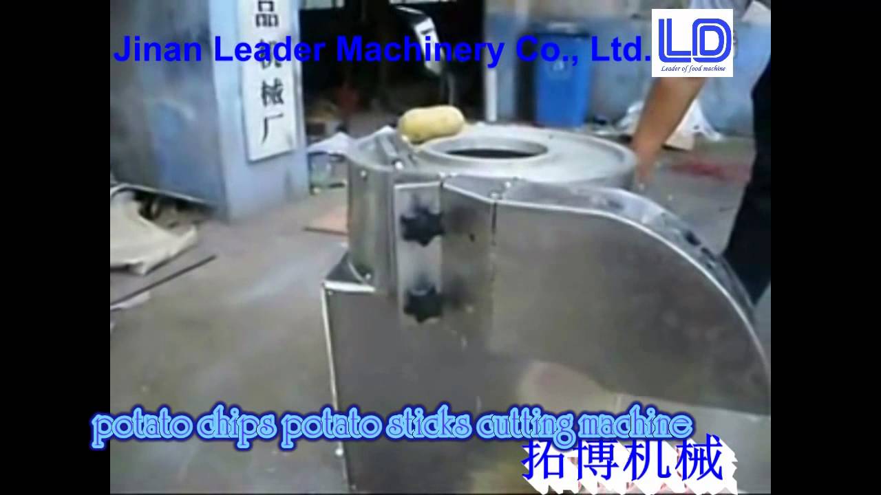 commercial potato chip cutter/коммерческий резак картофеля video - YouTube