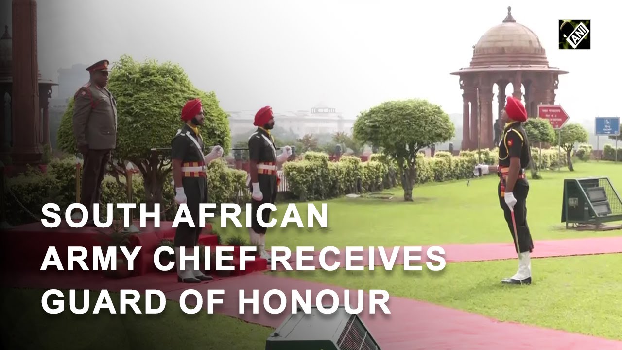Delhi: South African Army Chief receives Guard of Honour at South Block ...