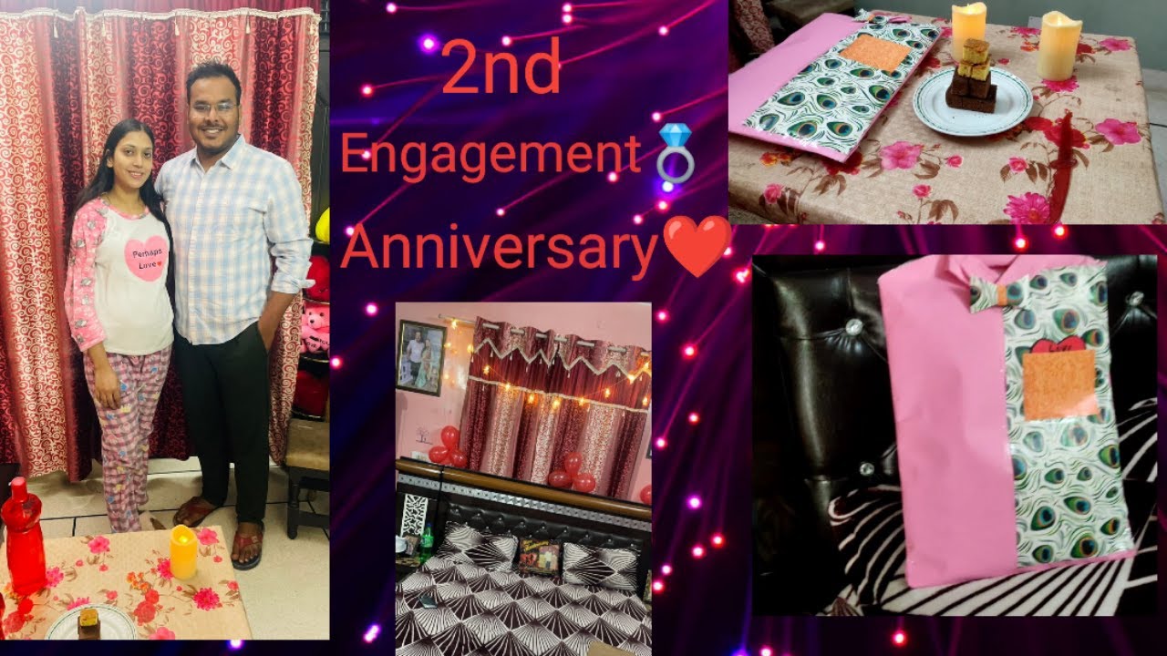 Our 2nd engagement anniversary celebration 🥳🥰 - YouTube