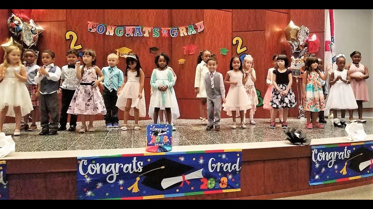 Memories of 2018 VPK graduation at The Toddler Club - YouTube