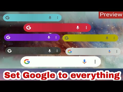 Set Google Bar To Any Colour, Shape, Transparency, Size - YouTube