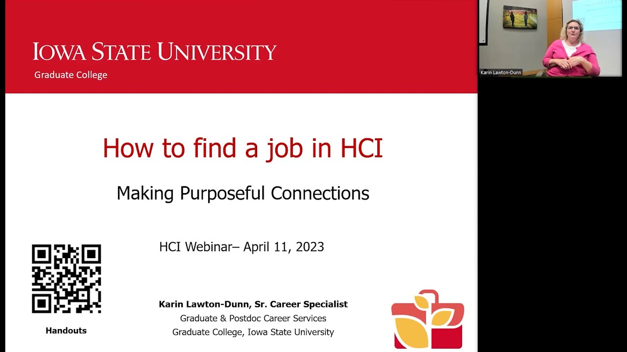 ISU Career Services Talk to HCI Students - YouTube