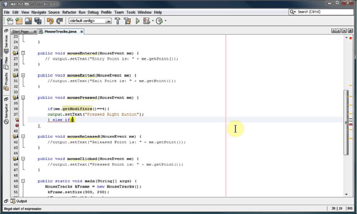 Java Programming: MouseListener Tutorial - YouTube