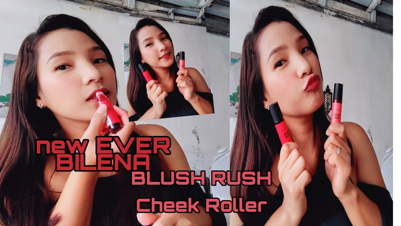 NEW EVER BILENA Blush Rush Cheek Roller first impression and Review ...