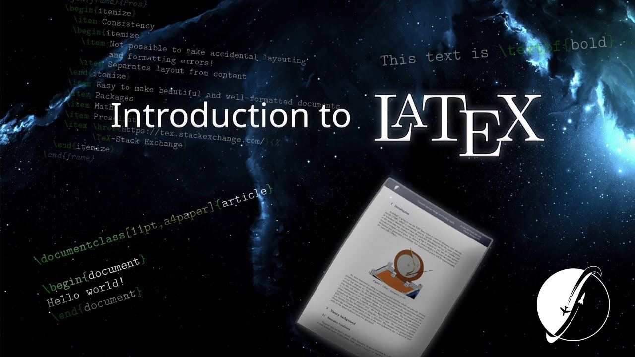 Introduction to LaTeX Webinar - YouTube