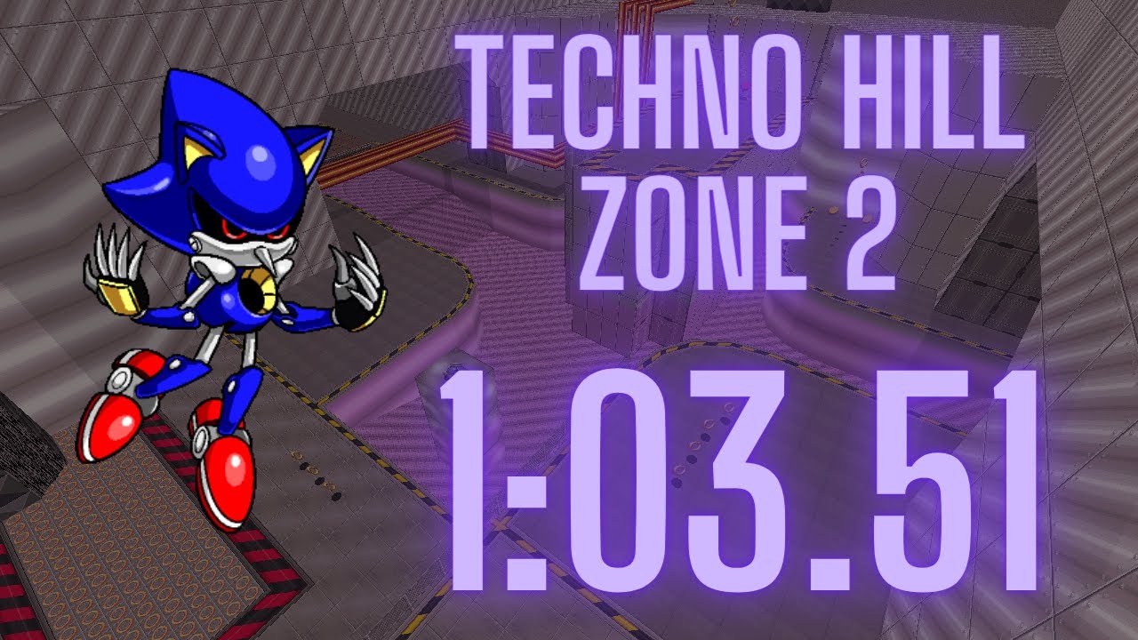 SRB2 v2.2.13 Metal Sonic speedrun: Techno Hill zone 2 in 1:03.51 - YouTube