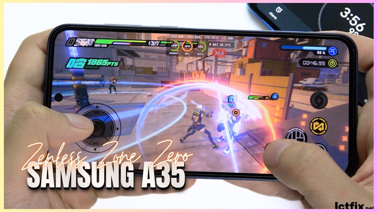 Samsung Galaxy A35 Zenless Zone Zero Gaming test Update | Exynos 1380 ...